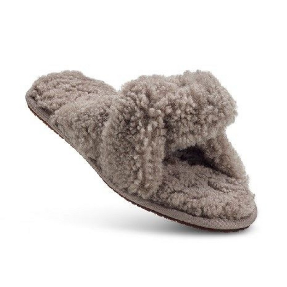 Open Toed Curly Wool Slipper – Jacobs And Dalton